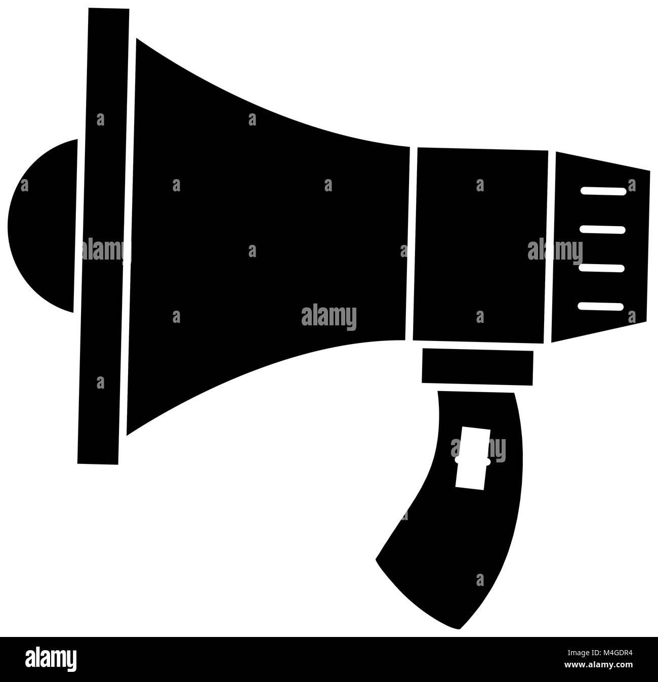 megaphone sound isolated icon Stock Vector Image & Art - Alamy