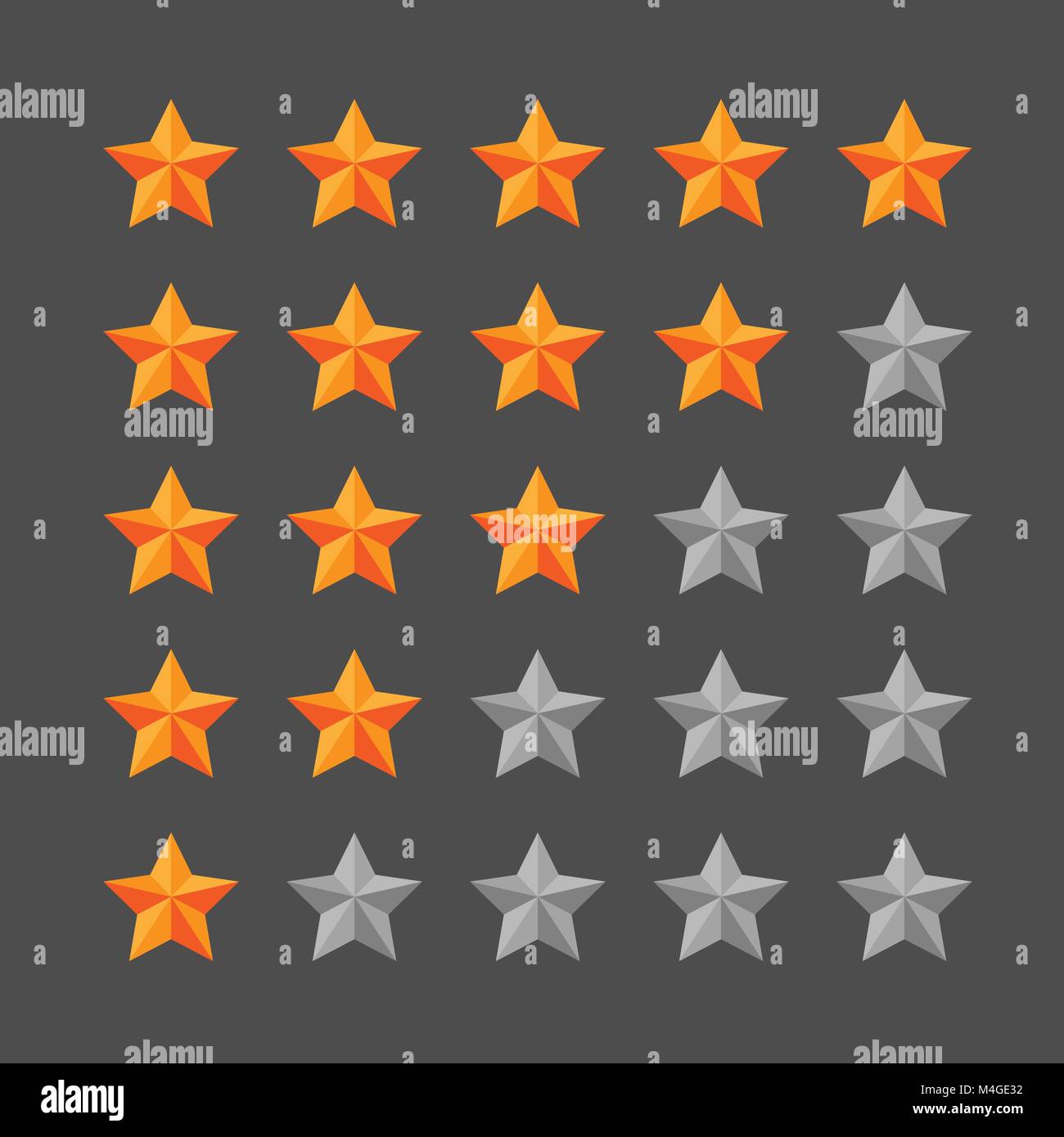 star rating template, graphic element Stock Vector Image & Art - Alamy