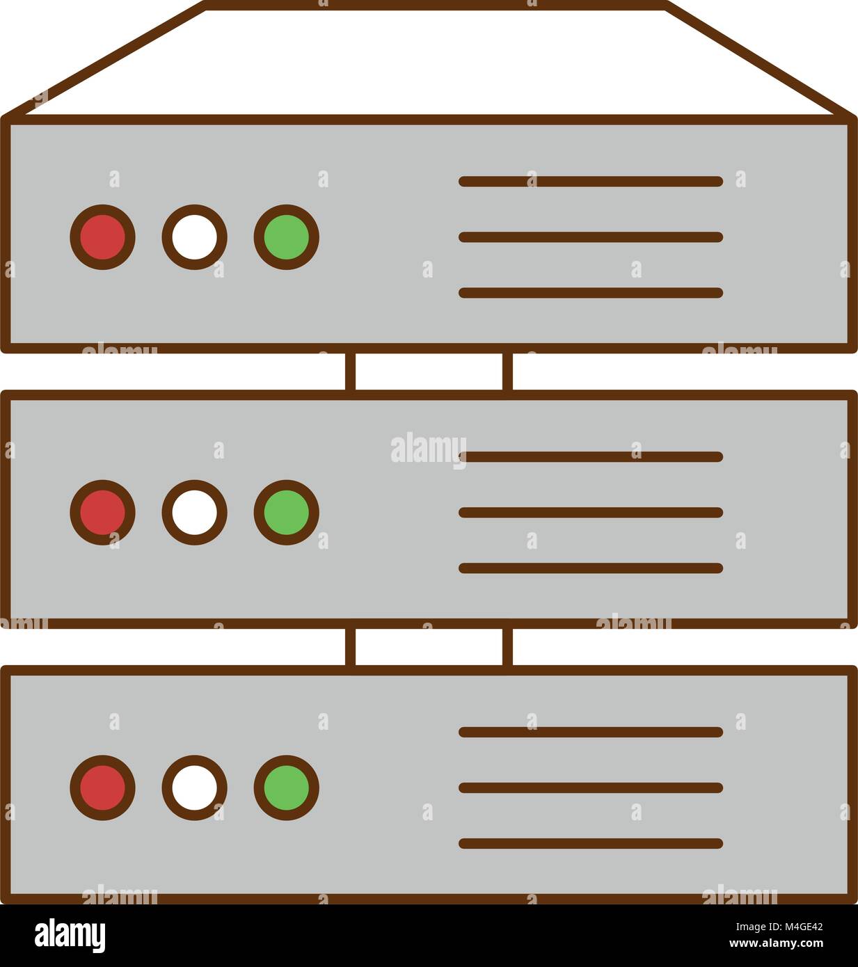 data server isolated icon Stock Vector Image & Art - Alamy
