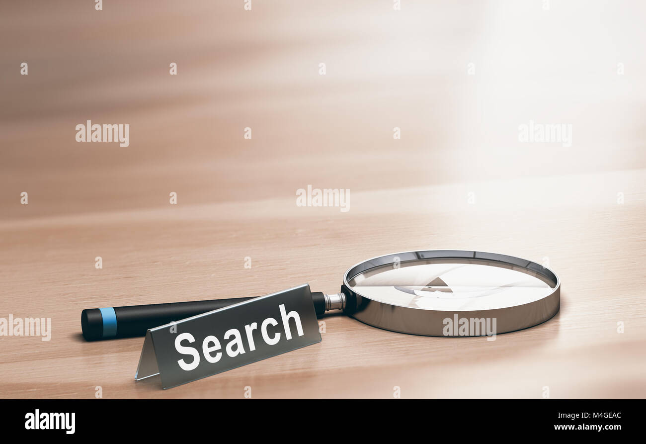 Word search with magnifying glass hi-res stock photography and images ...