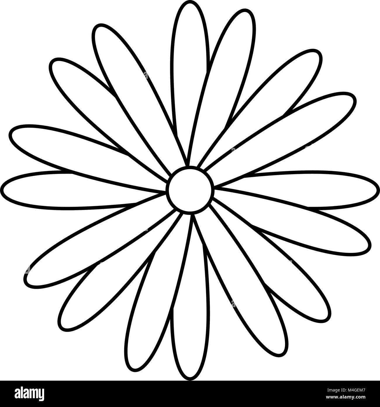 beautiful flower garden icon Stock Vector Image & Art - Alamy