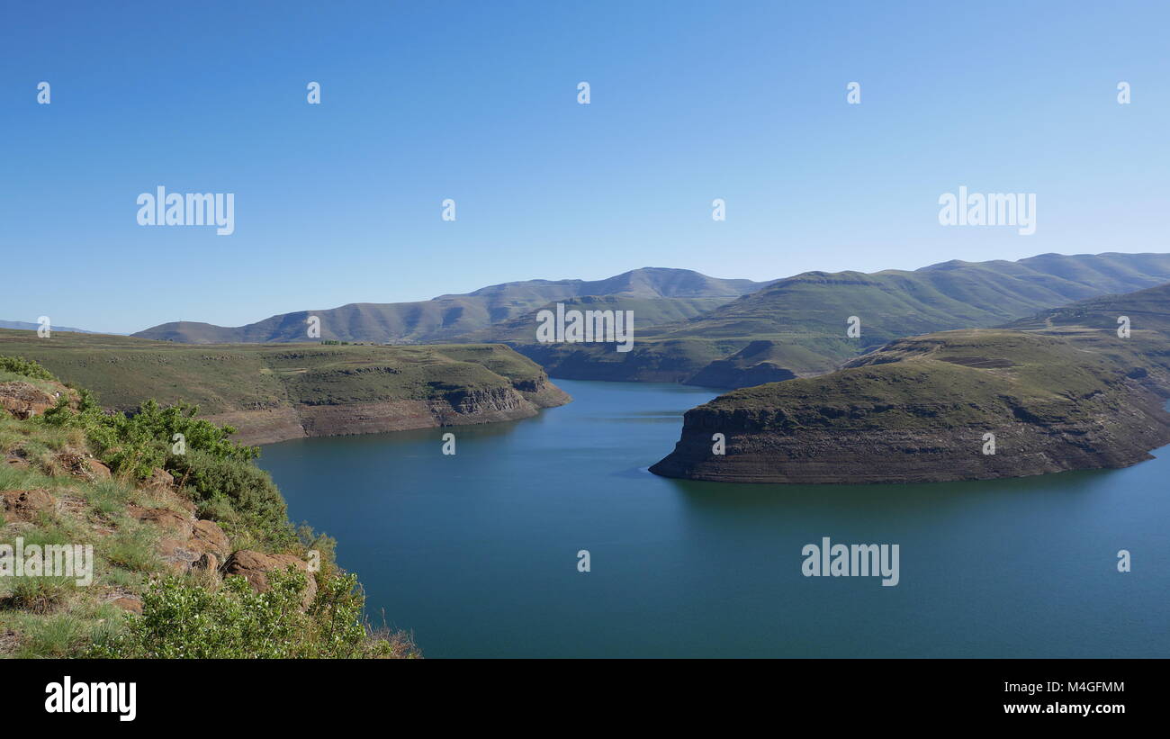 Katse Dam Lesotho Stock Photo - Alamy