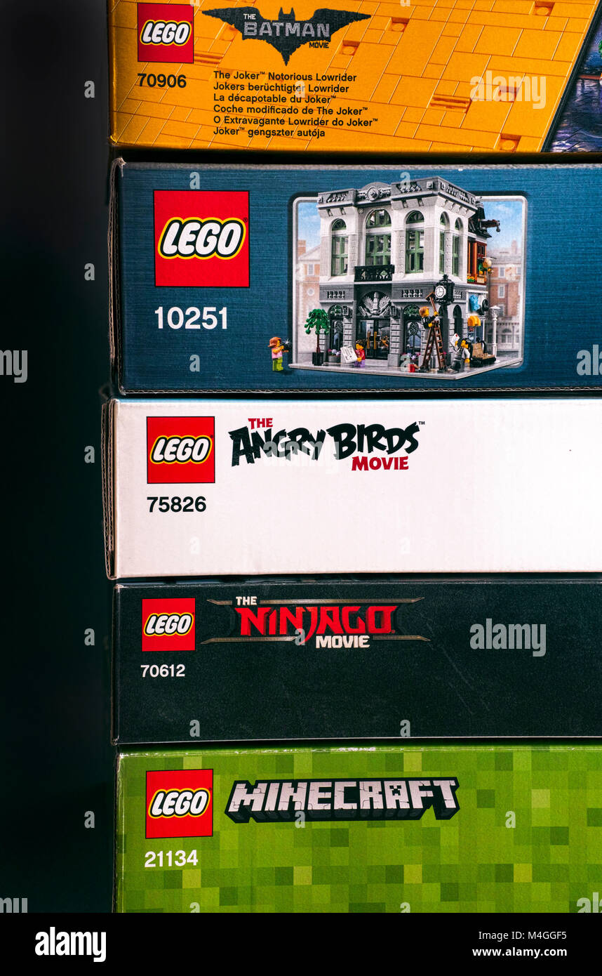 Lego boxes hi-res stock photography and images - Alamy