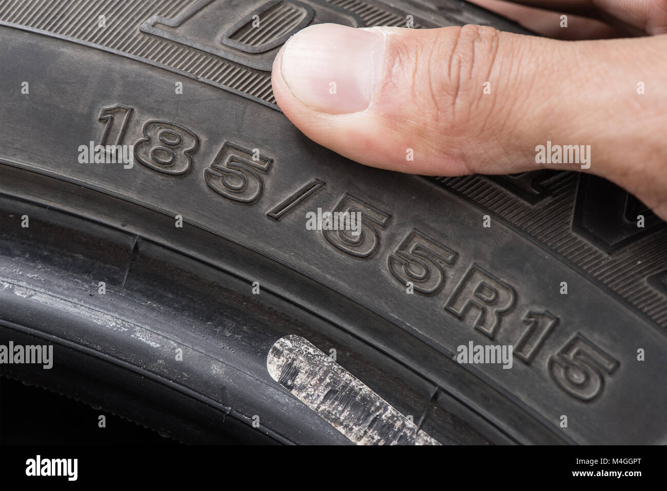 closeup details of car tire, sidewall information Stock Photo - Alamy