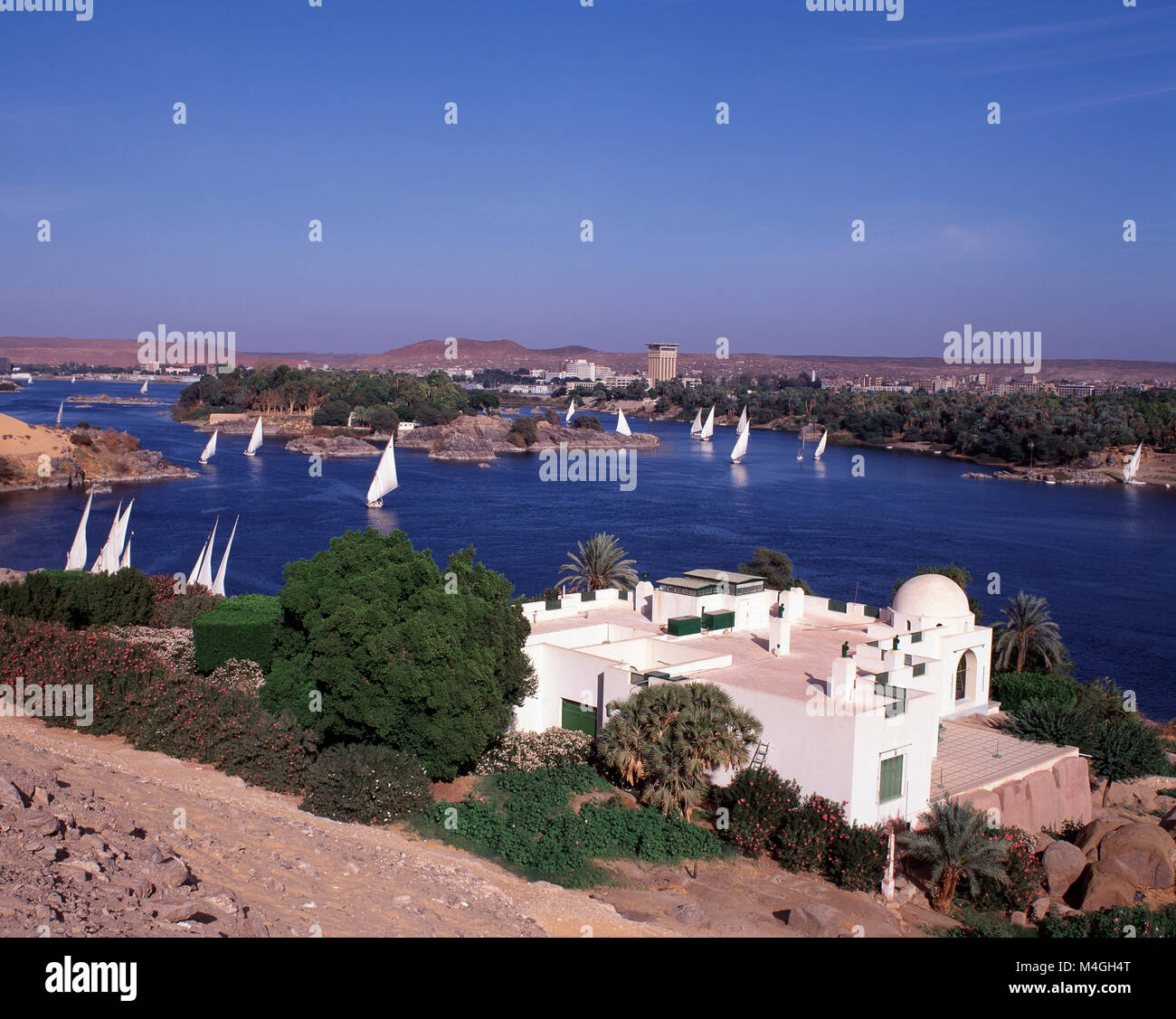 White feluccas hi-res stock photography and images - Alamy
