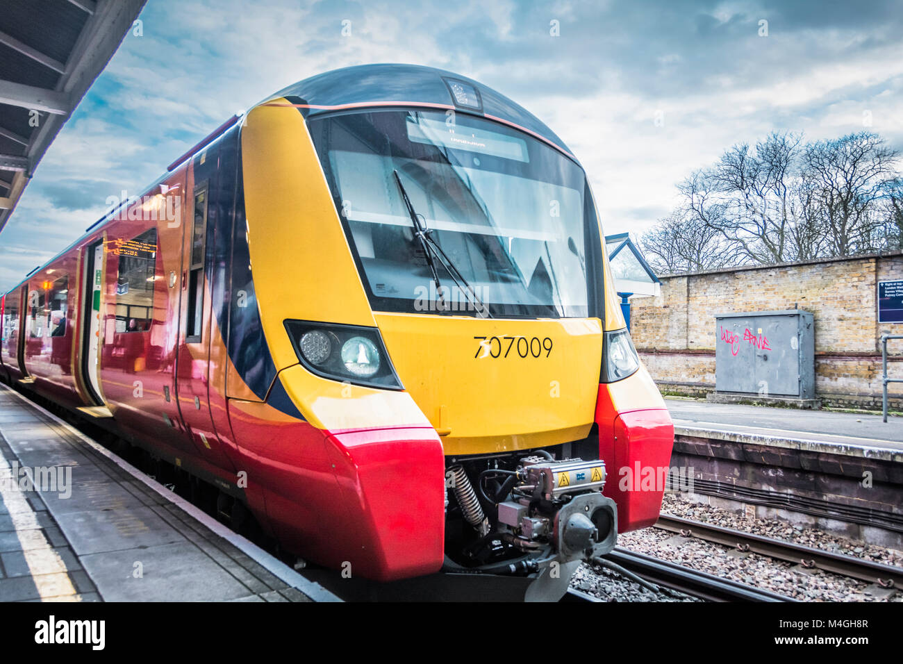South Western Railway Desiro City Class 707 locomotive and rolling ...
