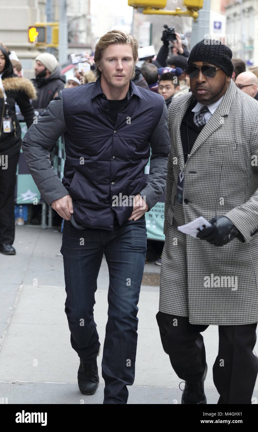 The cast of '12 Strong' at AOL build Featuring: Thad Luckinbill Where ...