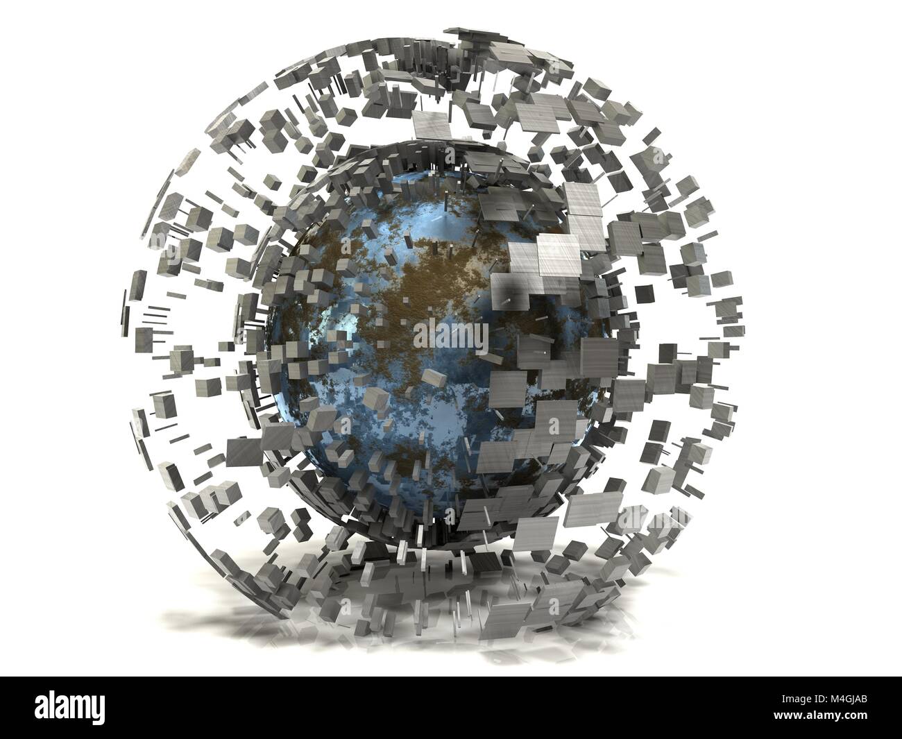 3D Abstract Shapes and objects, spheres, cubes and globes. Designed for ...