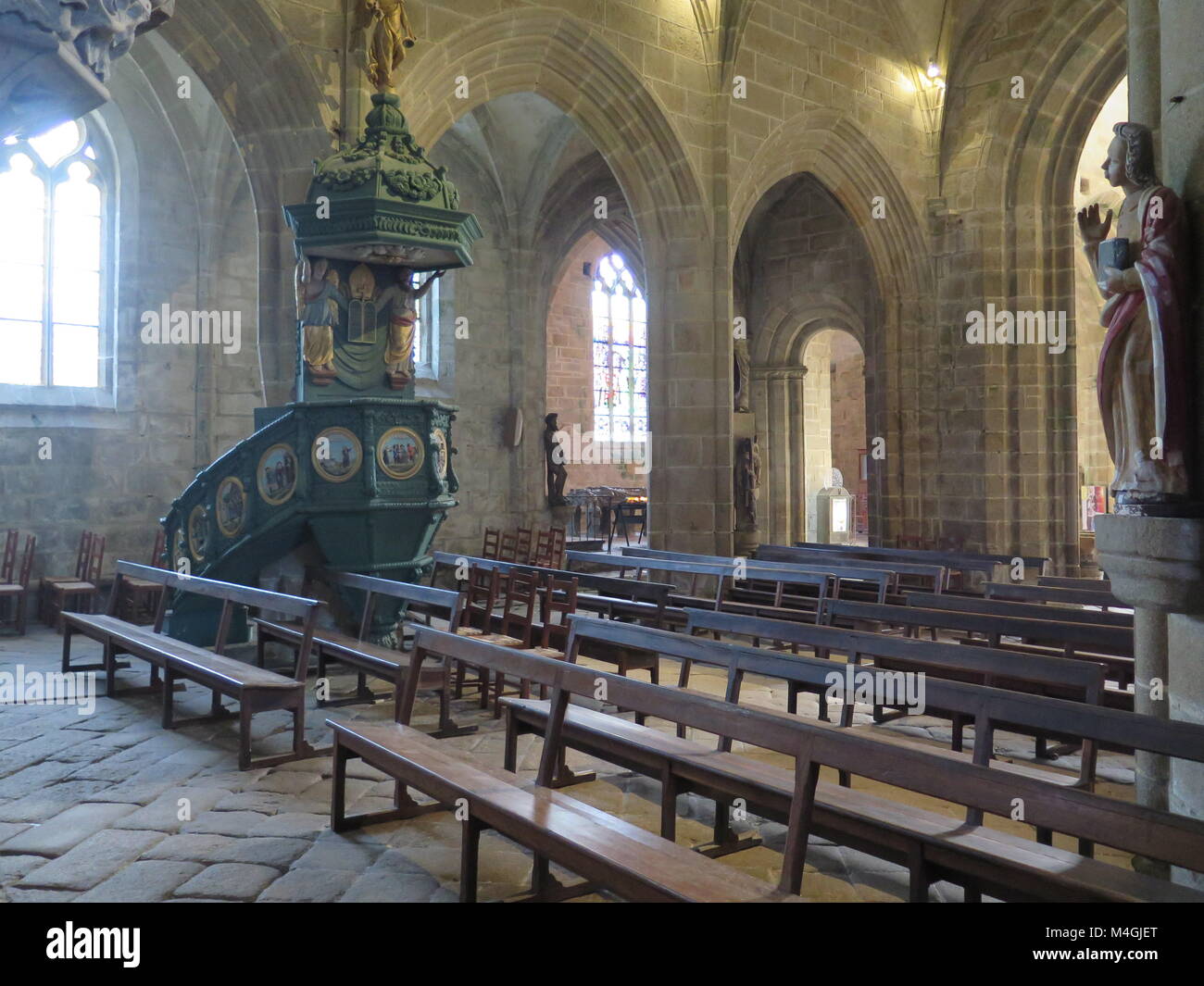 interior of a church Stock Photo - Alamy