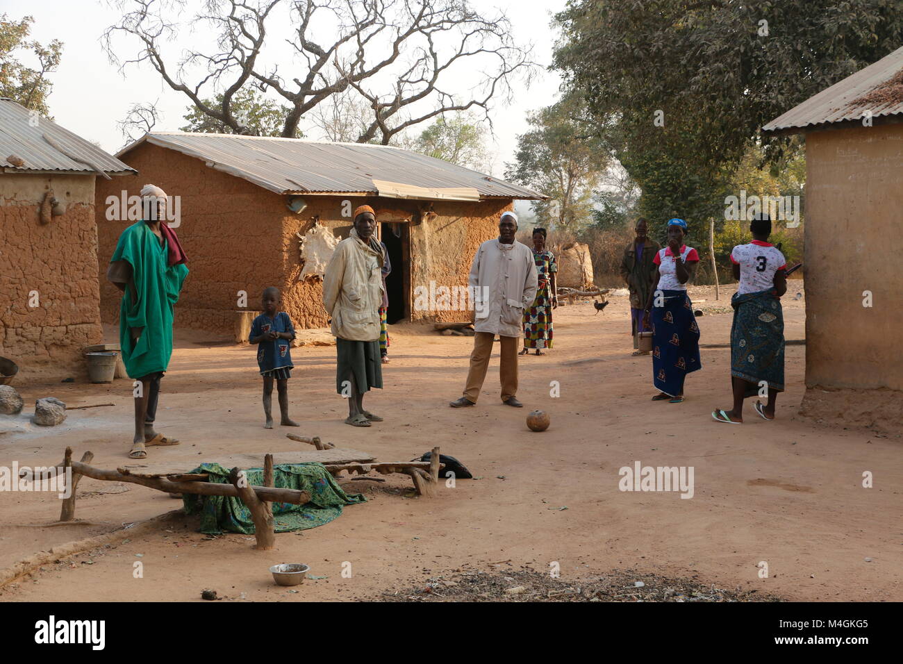 Village life in a tribal city Stock Photo - Alamy
