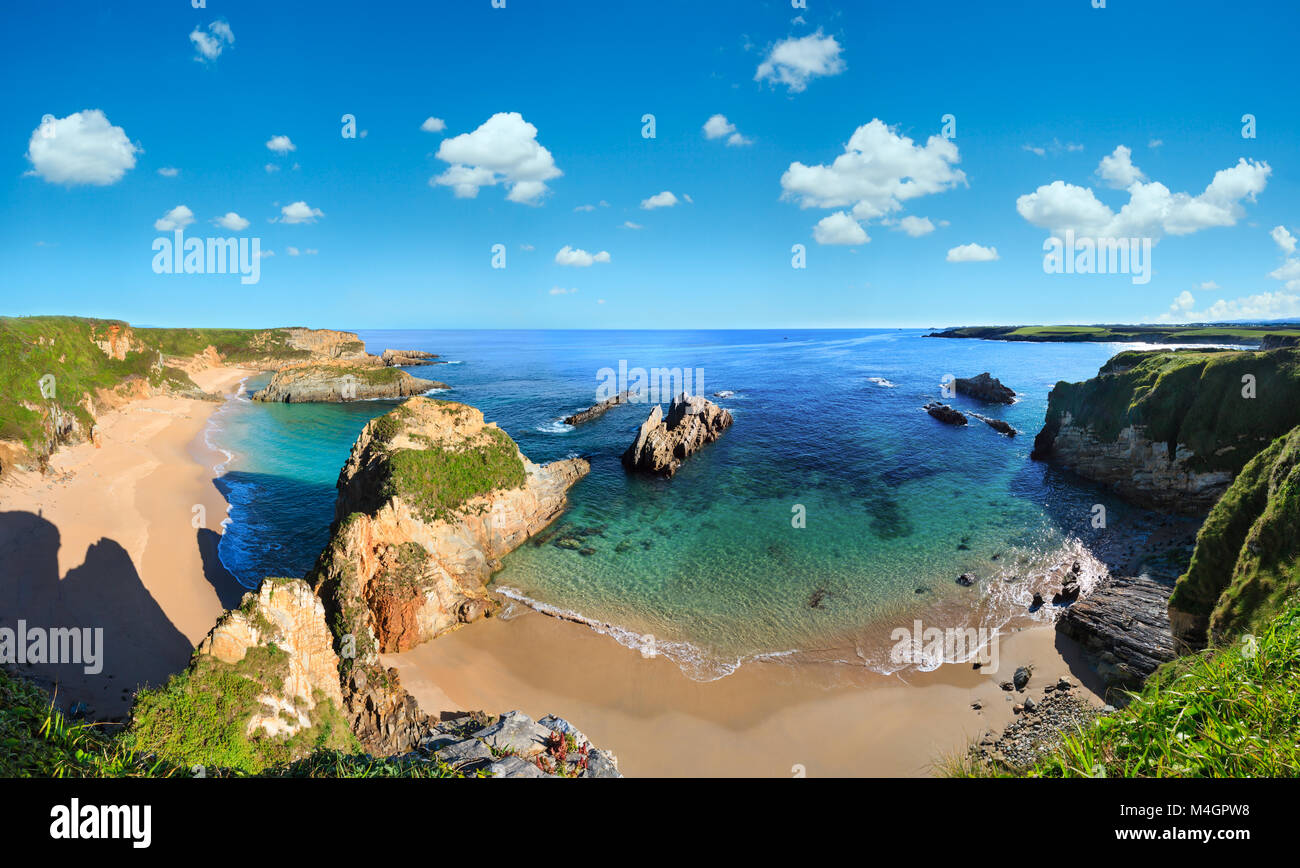 Atlantic Ocean coast, Spain Stock Photo - Alamy