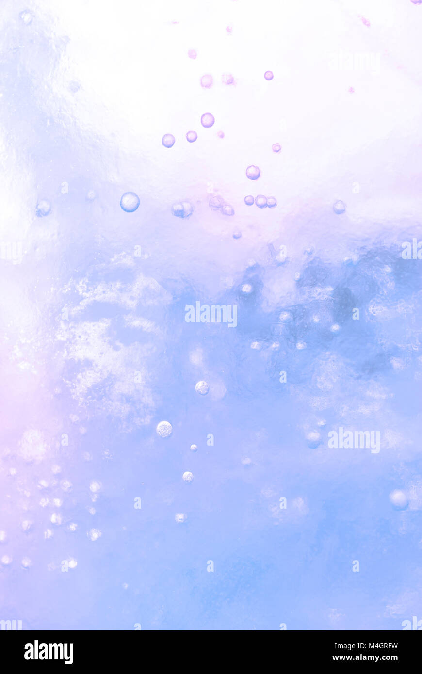 background, texture: blue stratum of ice with bubbles Stock Photo - Alamy