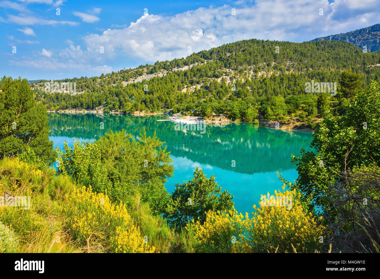 The canyon in the French Alps - Verdon Stock Photo - Alamy