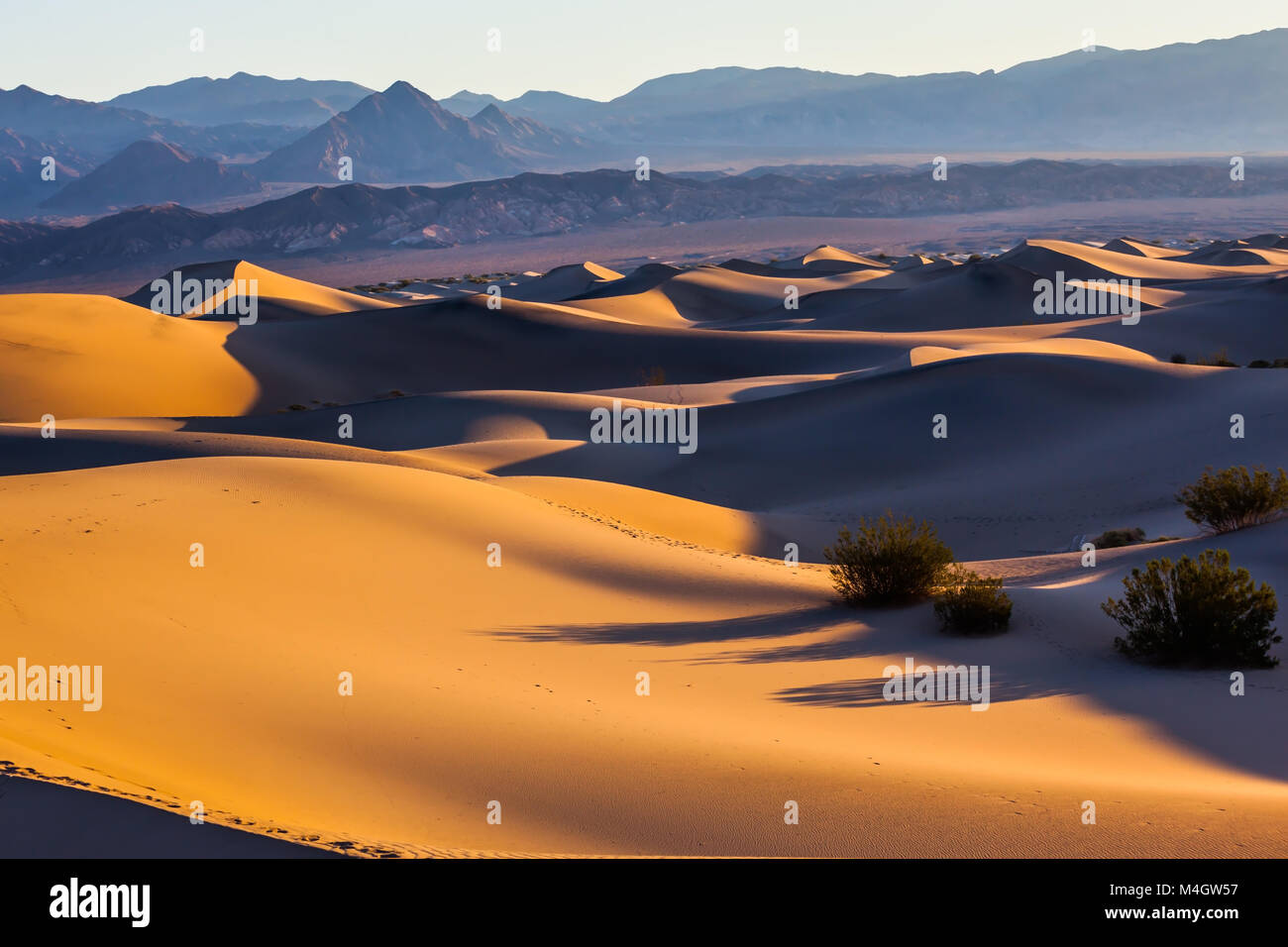 Smooth slopes of sand dunes Stock Photo - Alamy