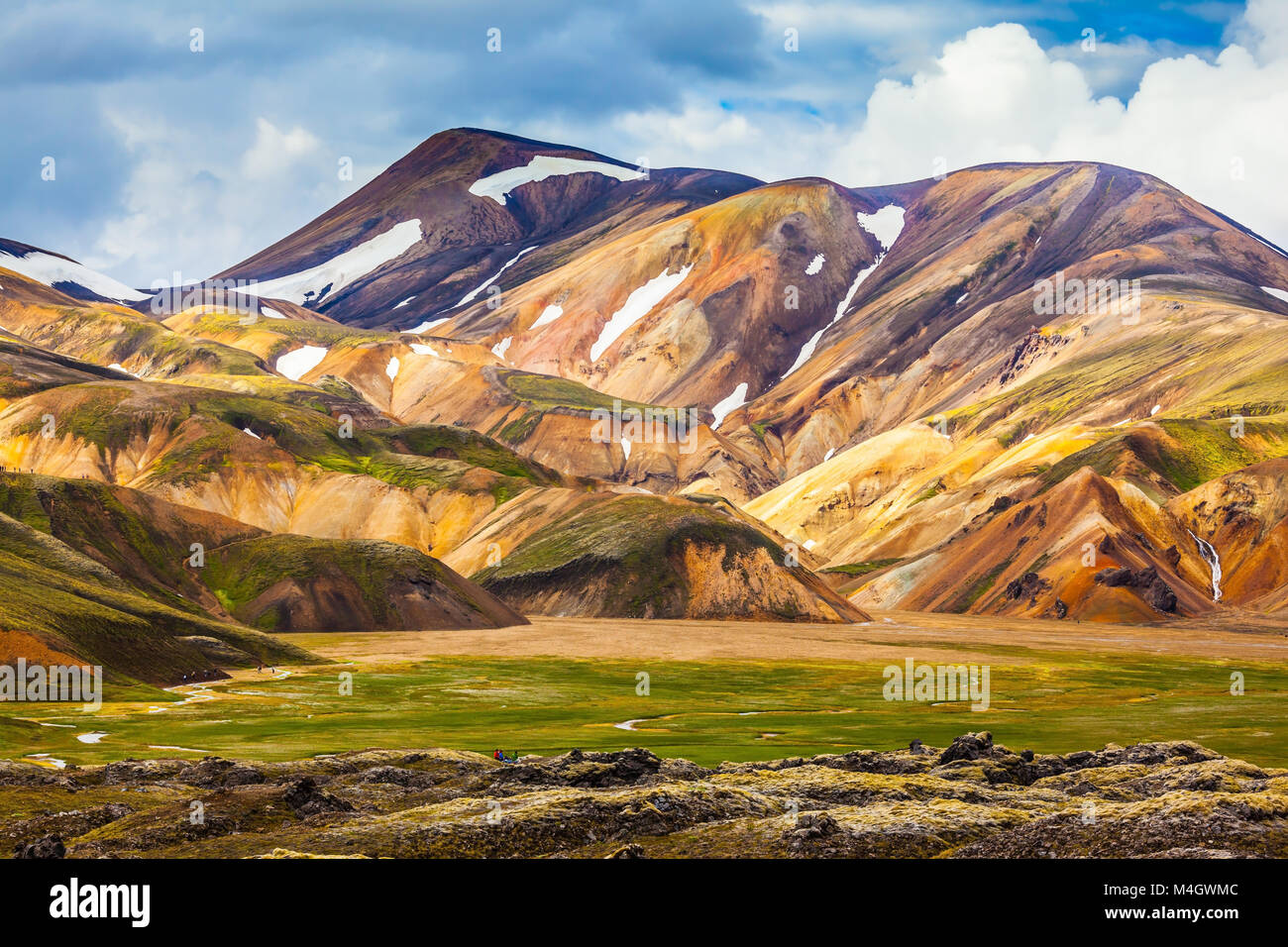 Iceland in july pink hi-res stock photography and images - Alamy