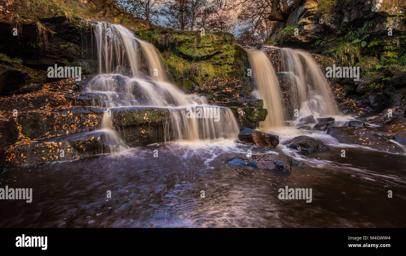 Waterfall foss whitby england hi-res stock photography and images - Alamy