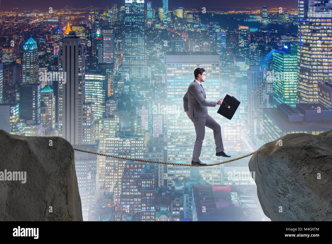 Man running in suit with fear hi-res stock photography and images - Alamy