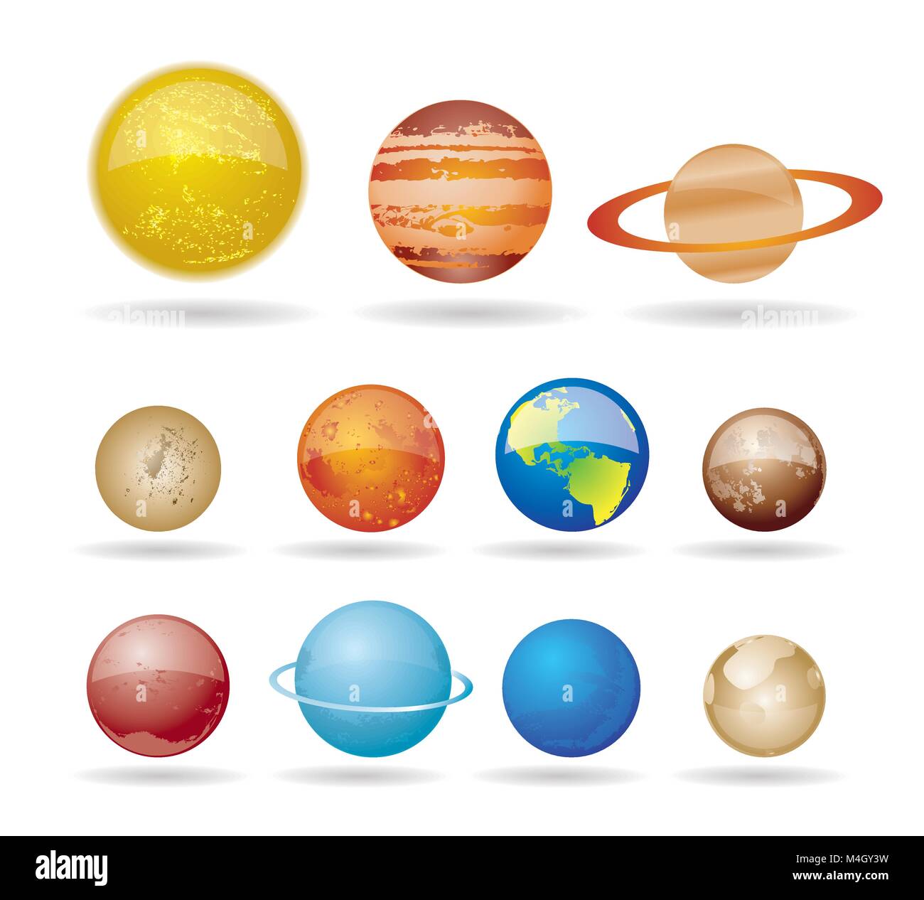 Solar System Vector