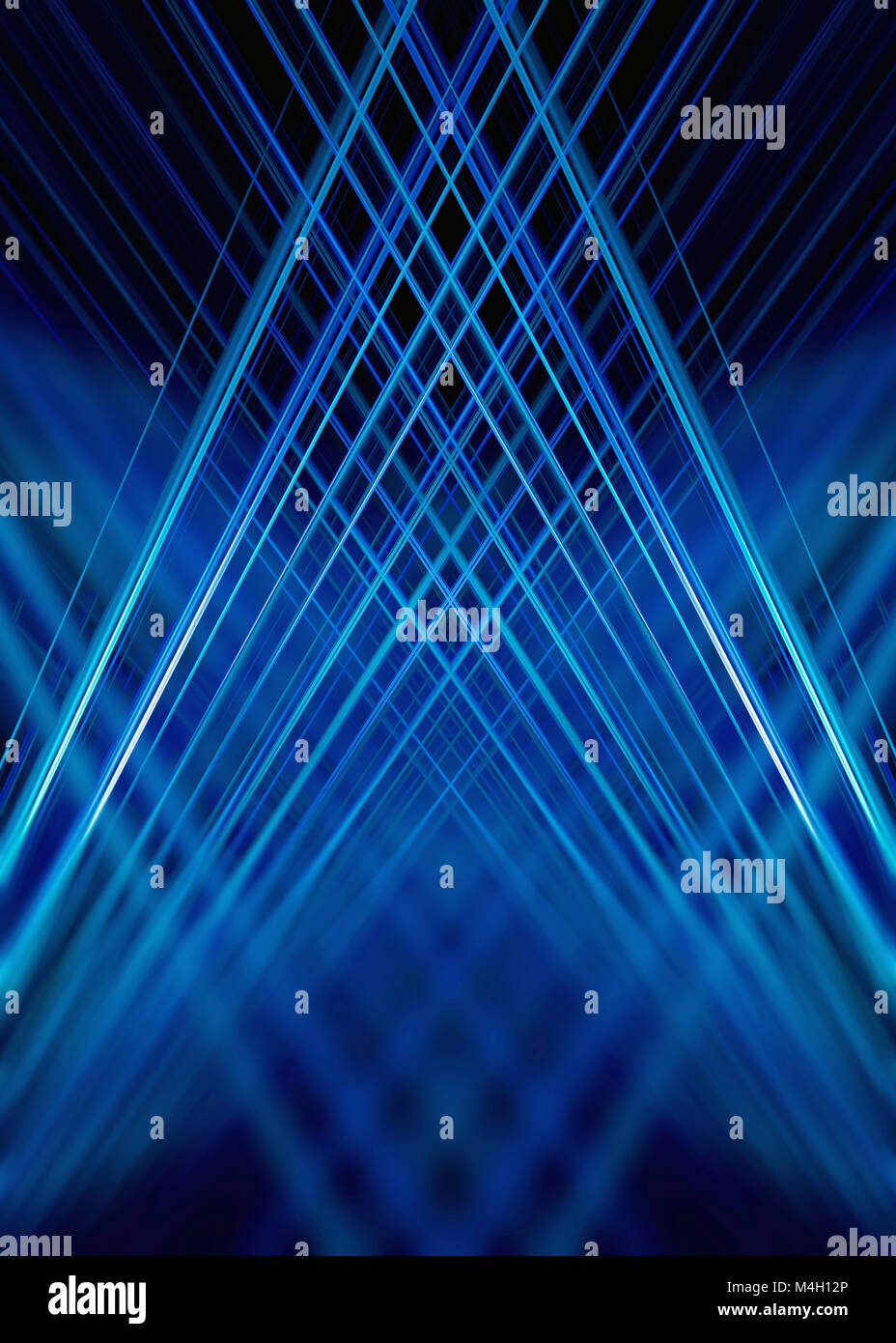 Blue light trails background Stock Photo - Alamy