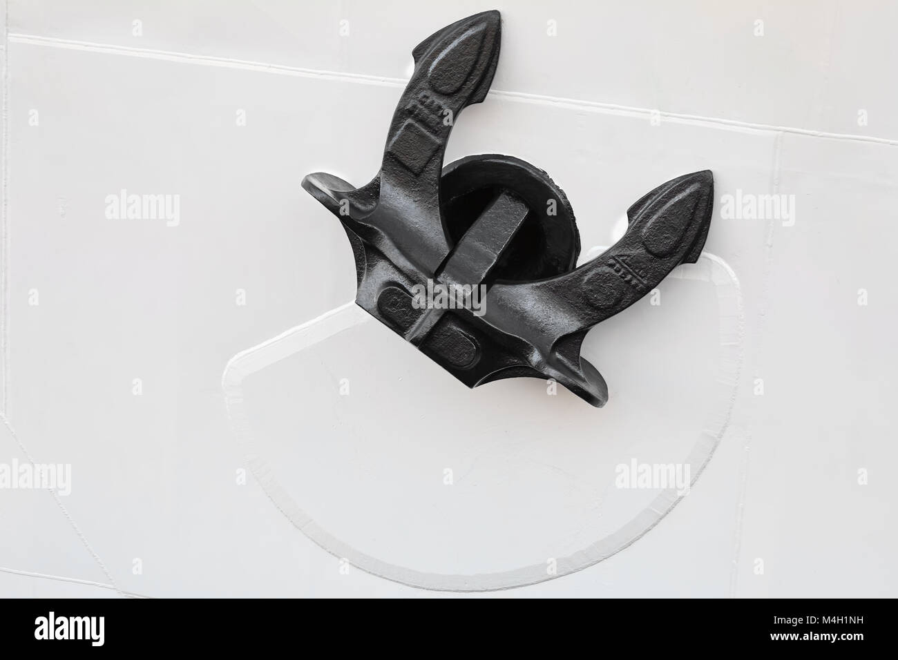 Anchor of Sailing Ship Stock Photo - Alamy