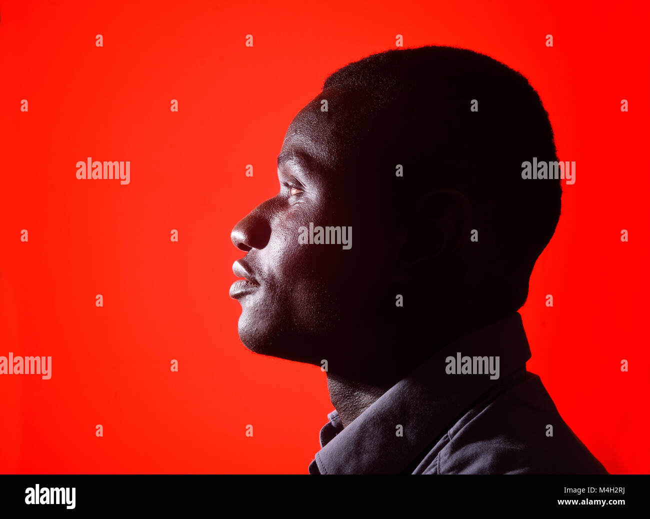portrait of a african man Stock Photo - Alamy