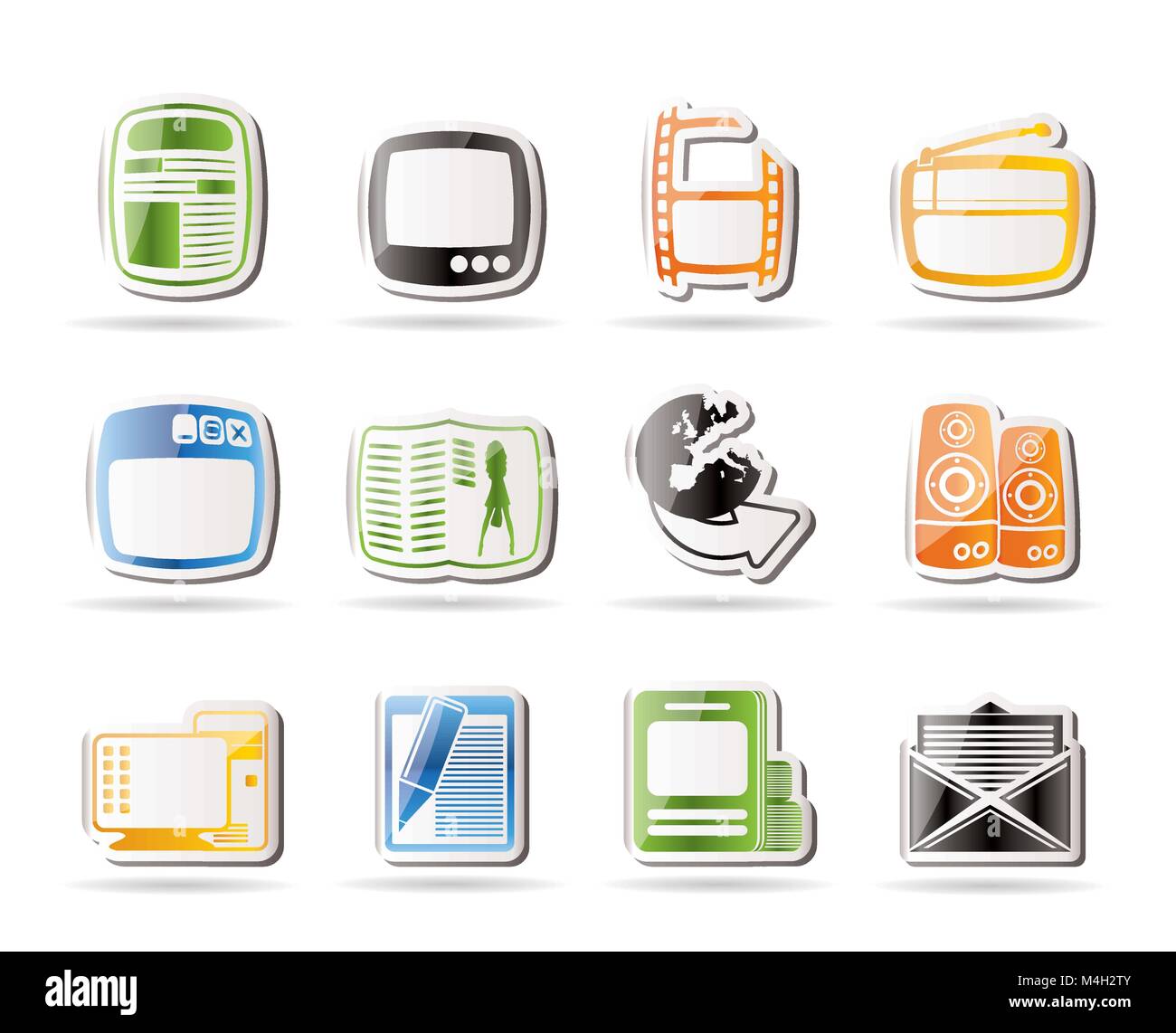Photo journal Stock Vector Images - Alamy
