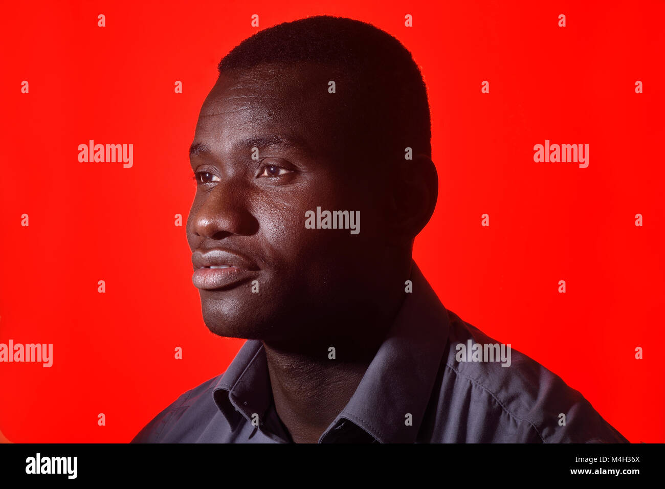 portrait of a african man Stock Photo - Alamy