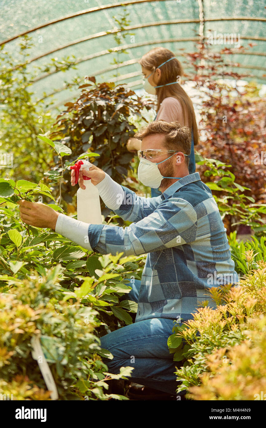 People nature plants care hi-res stock photography and images - Alamy