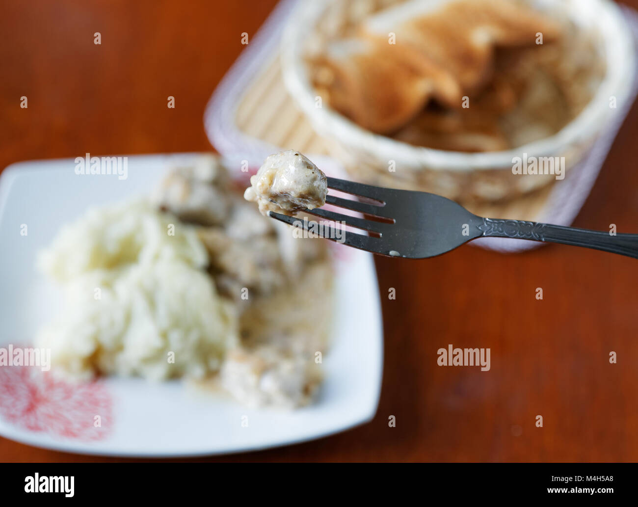 Meat cooking fork hi-res stock photography and images - Alamy