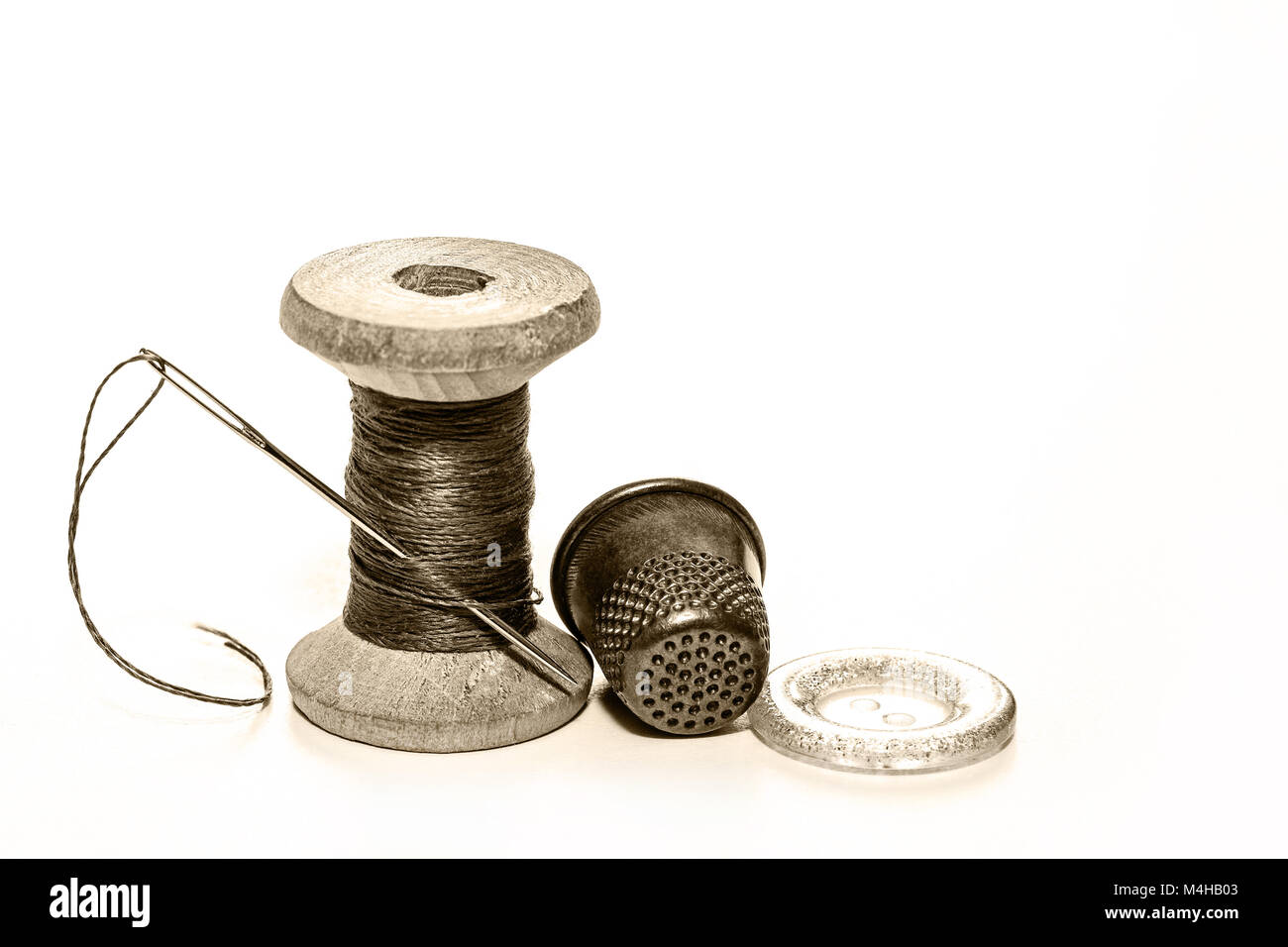 Sewing threads, coils Stock Photo - Alamy