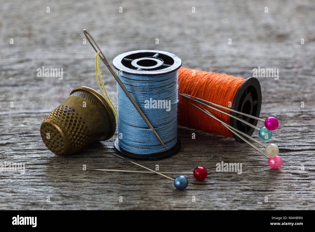 Sewing equipment, tools Stock Photo - Alamy