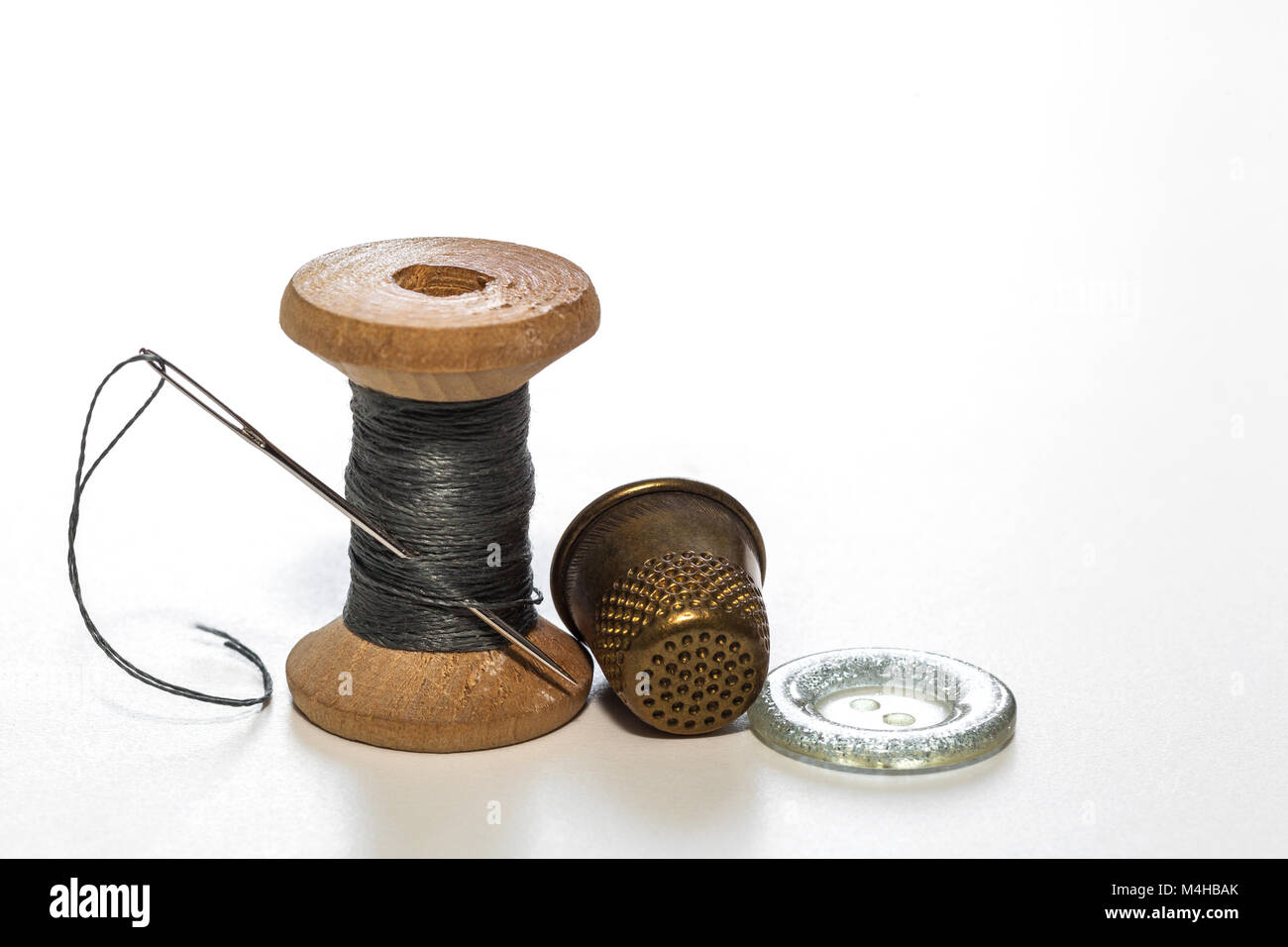 Sewing threads, coils Stock Photo - Alamy
