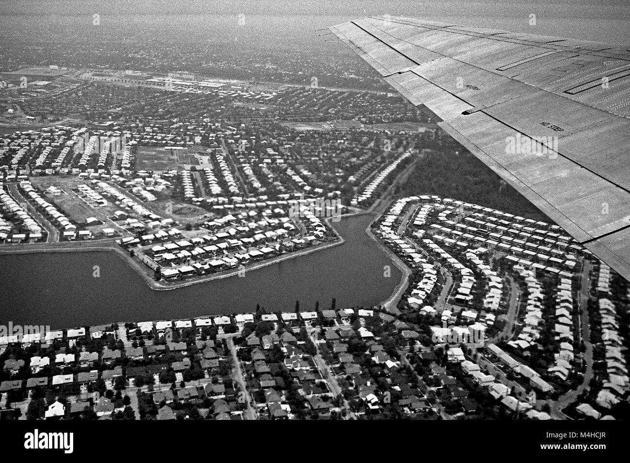 Suburbs 1960s Black and White Stock Photos & Images - Alamy