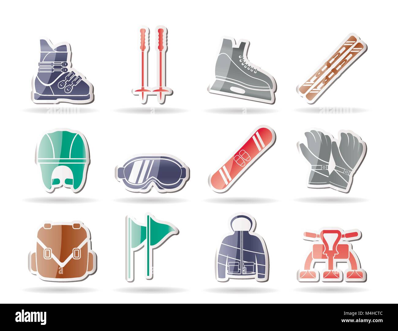 Ski glasses vector vectors hi-res stock photography and images - Alamy