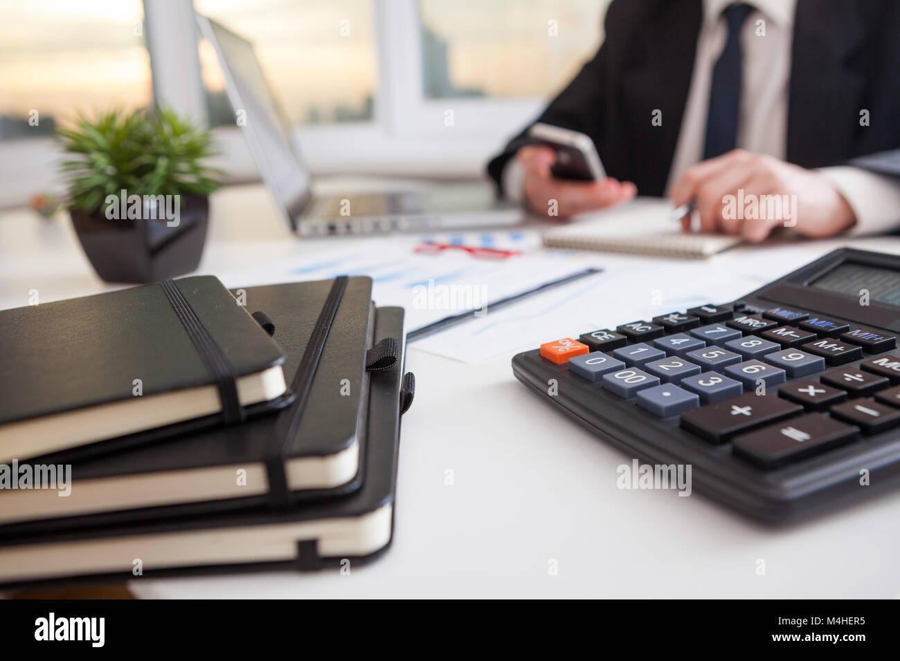 Business man work process. Marketing strategy brainstorming Stock Photo ...