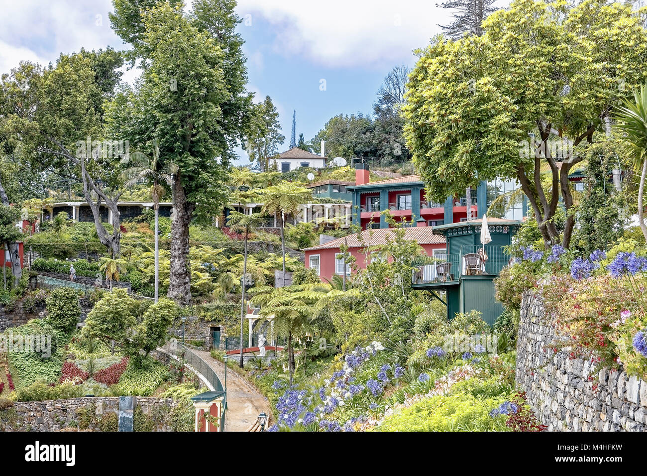 Quinta do Monte Panoramic Garden - Madeira Stock Photo - Alamy