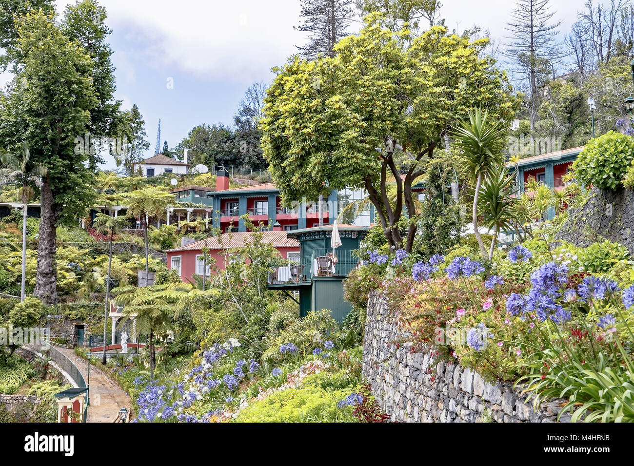 Quinta do Monte Panoramic Garden - Madeira Stock Photo - Alamy