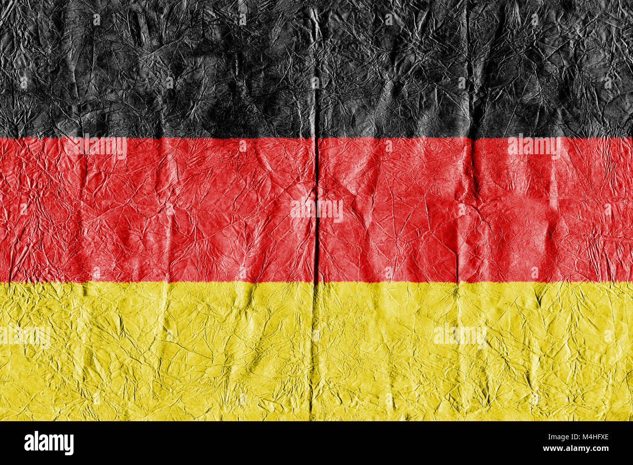 Germany flag on a paper in close-up Stock Photo - Alamy