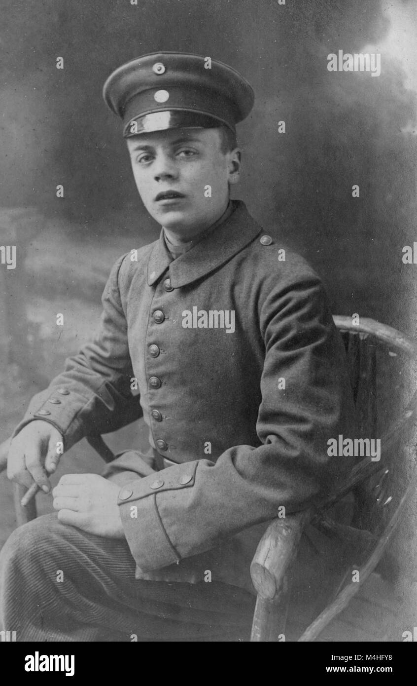 Portrait of a german soldier hi-res stock photography and images - Alamy