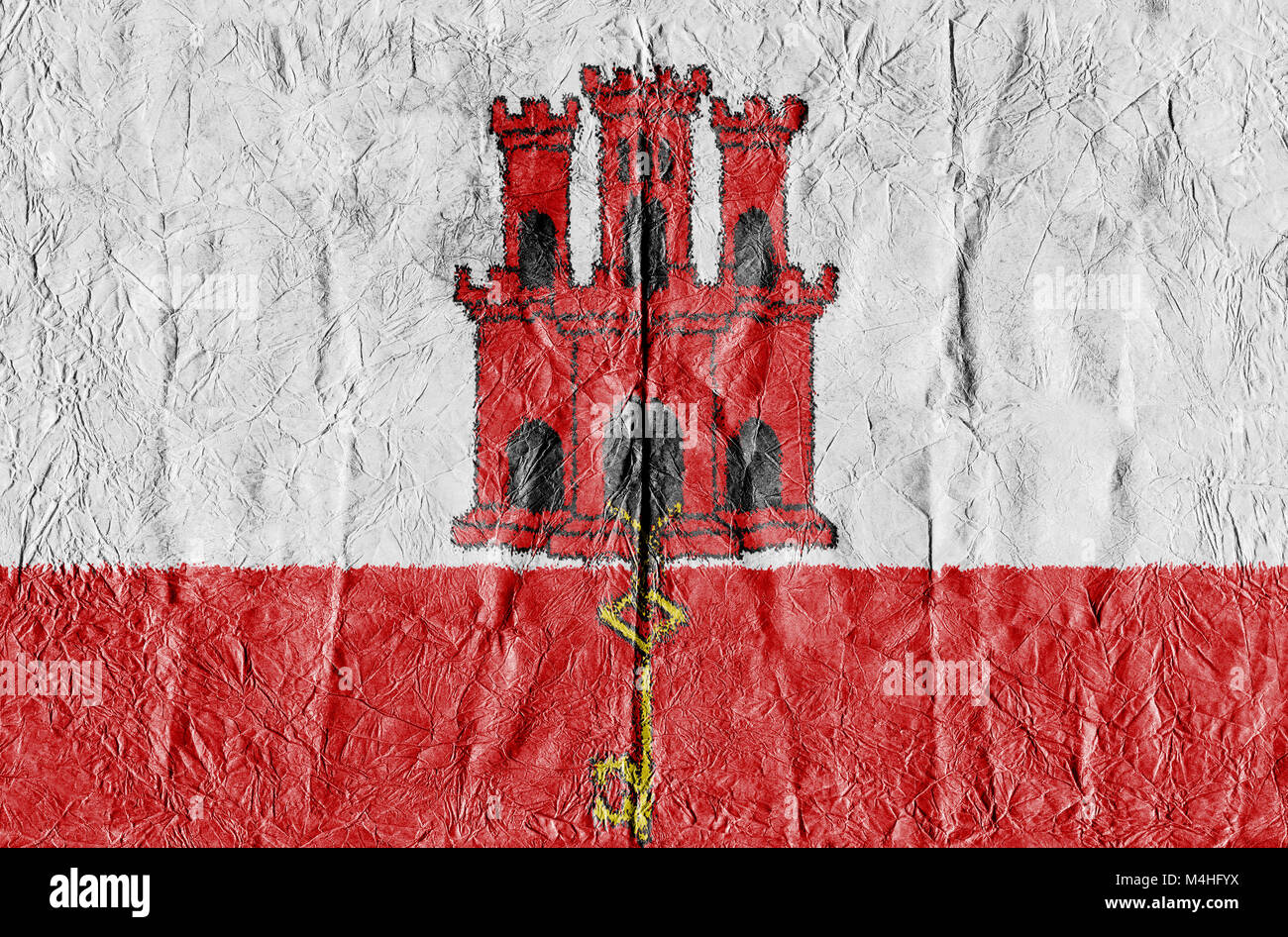 Gibraltar flagge hi-res stock photography and images - Alamy