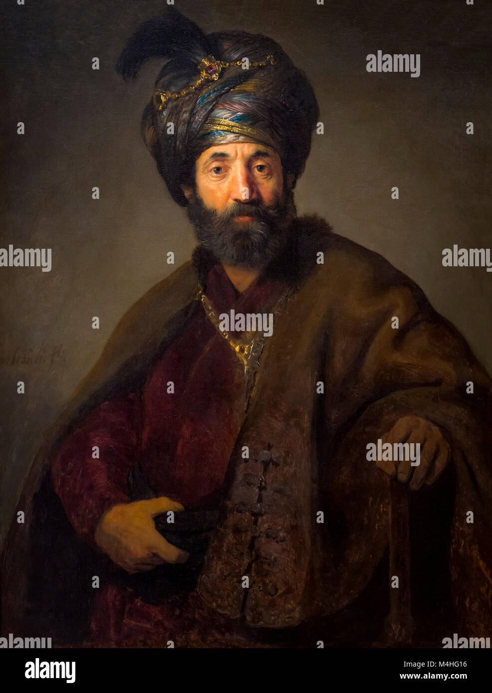 Man in oriental costume rembrandt hi-res stock photography and images ...