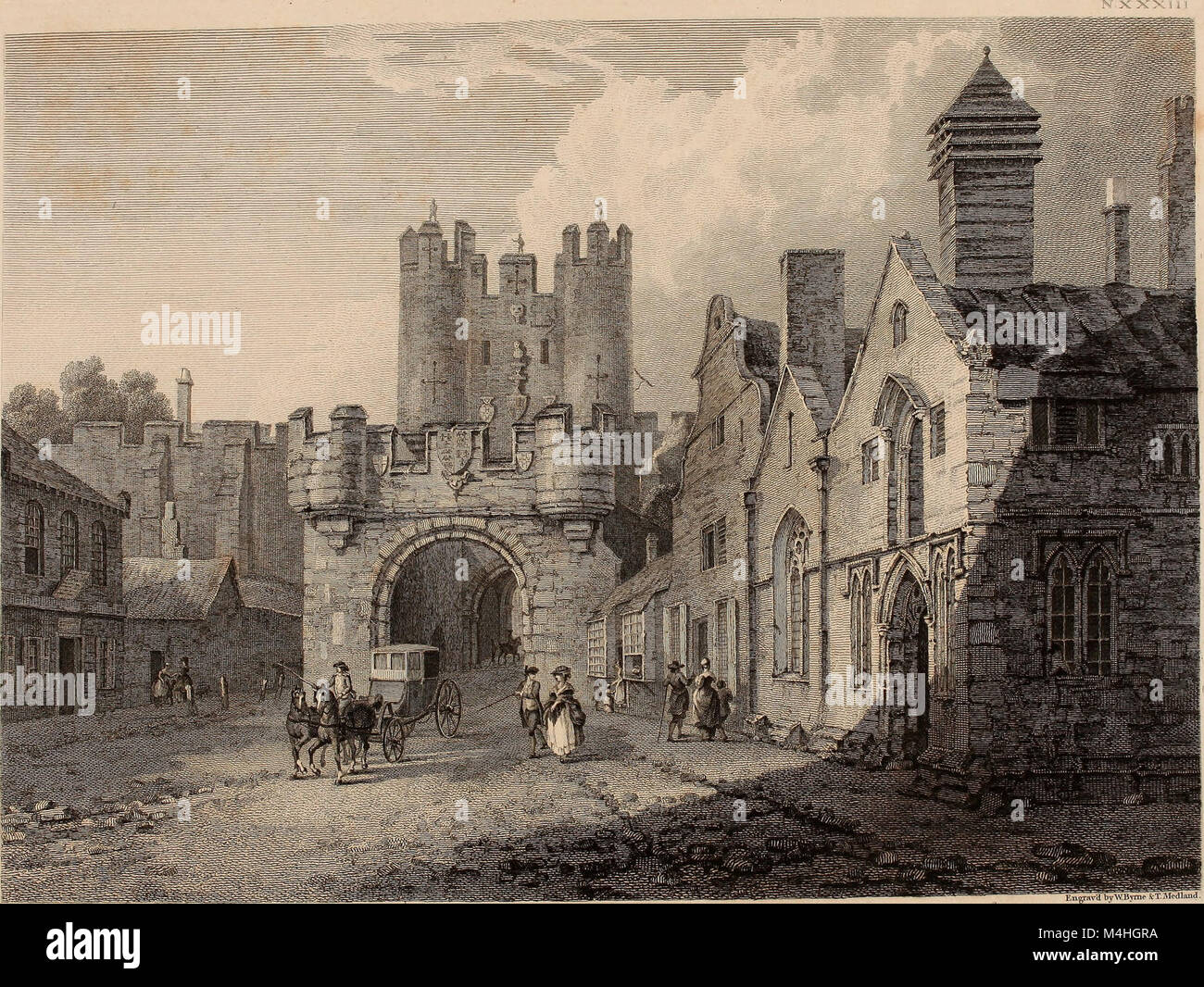 This 1807 work offers illustrated views of existing monasteries ...