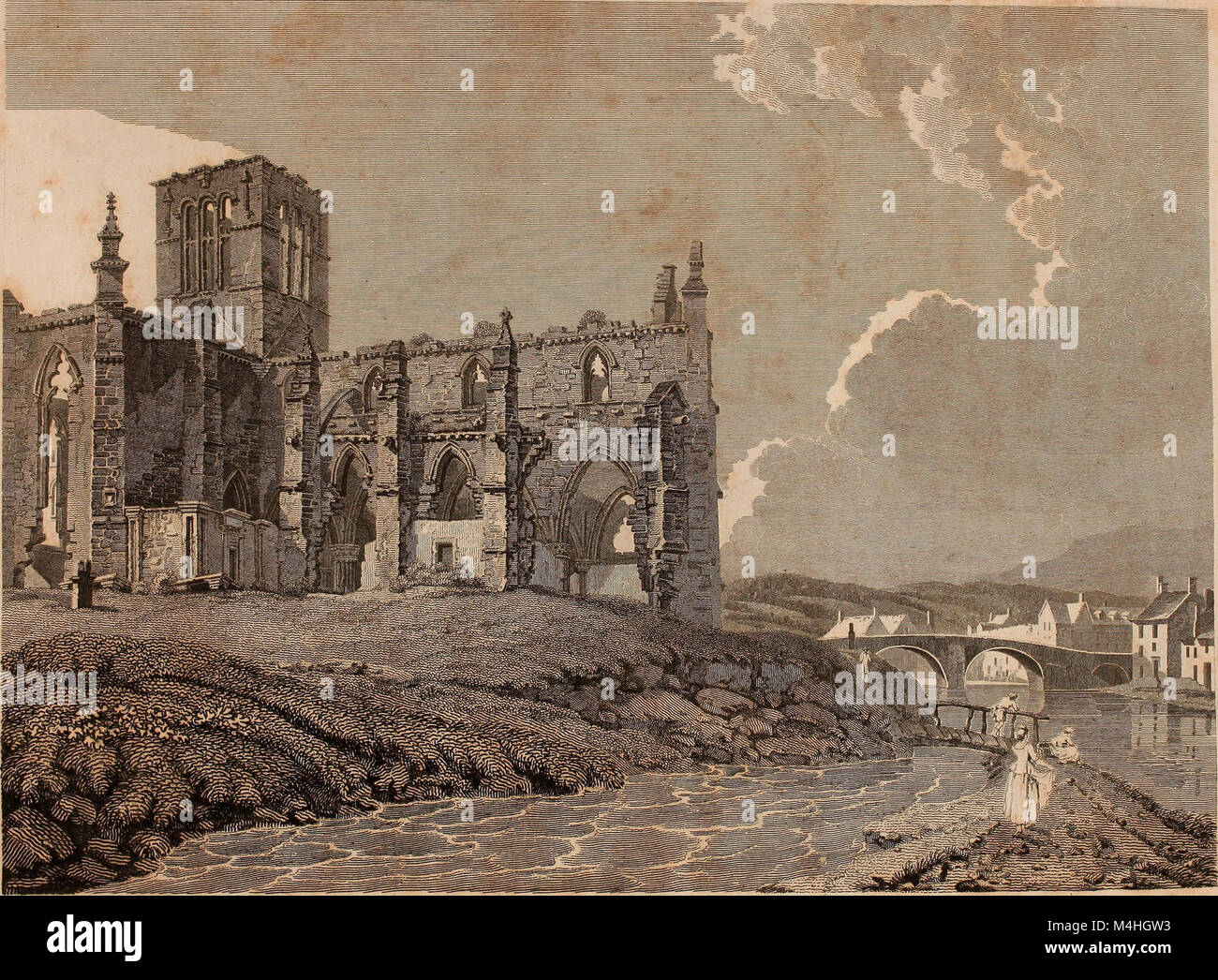 This 1807 work illustrates the antiquities of Great Britain, focusing ...