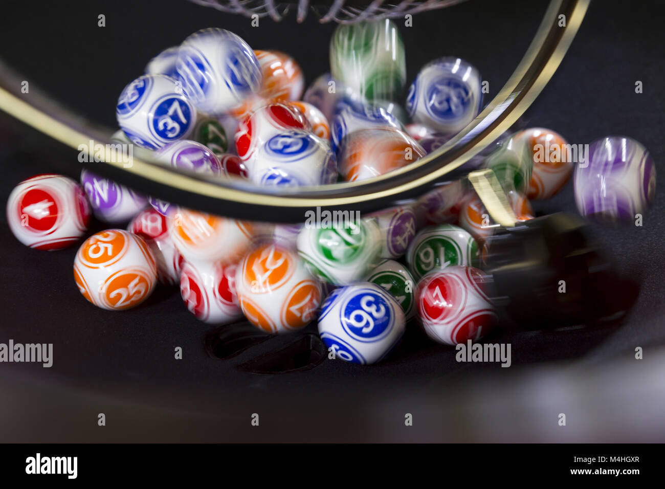 Lottery balls machine hi-res stock photography and images - Alamy
