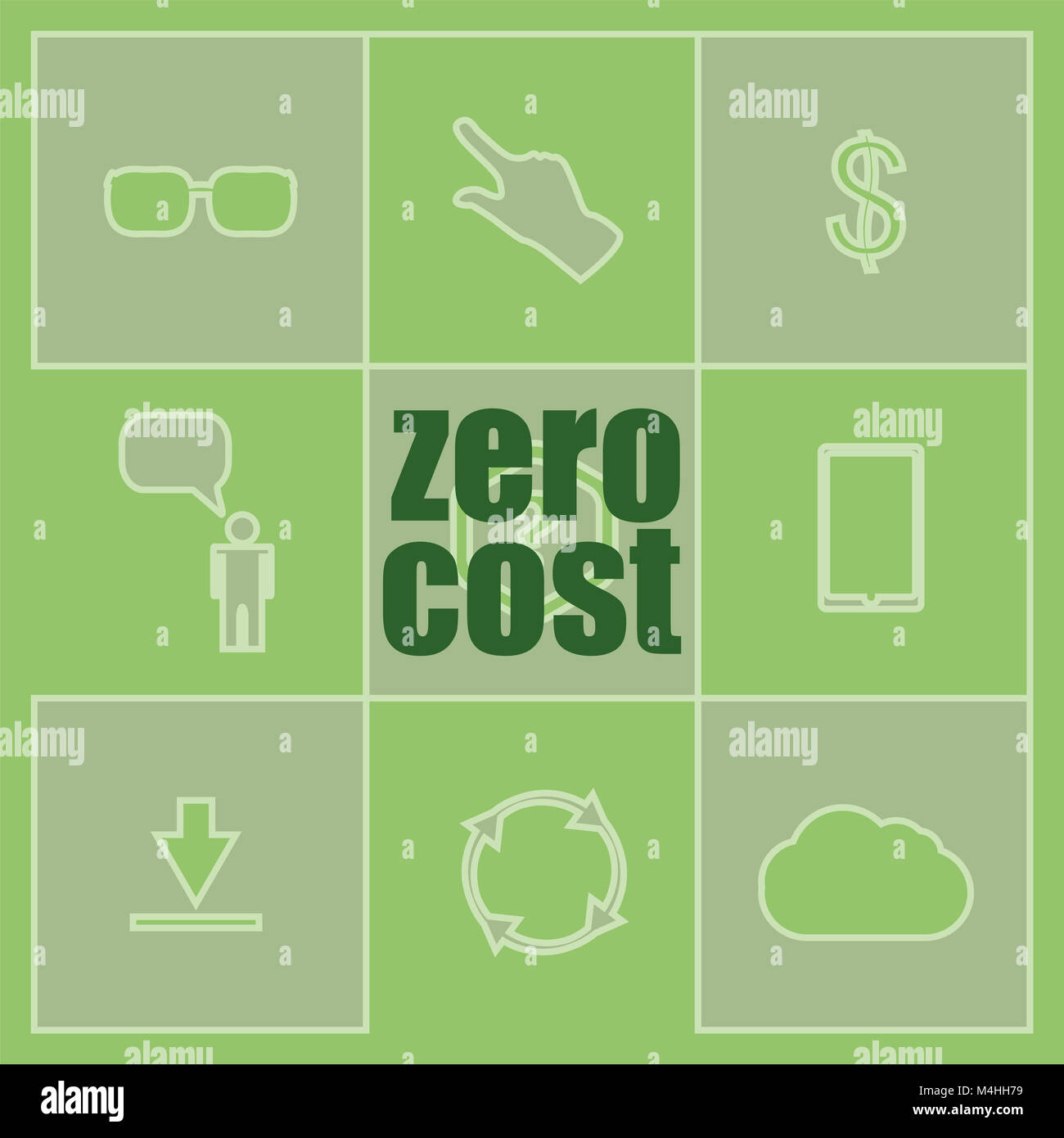 Text Zero cost. Business concept . Icon and button set Stock Photo - Alamy Text Zero cost. Business concept . Icon and button set Stock Photo - Alamy