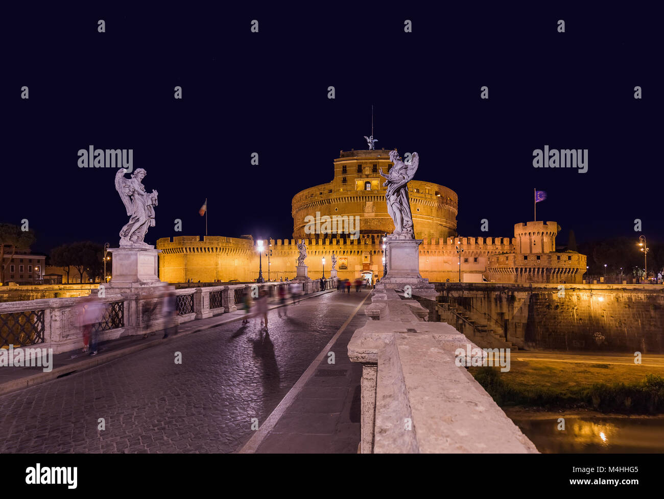 Castle de Sant Angelo in Rome Italy Stock Photo - Alamy
