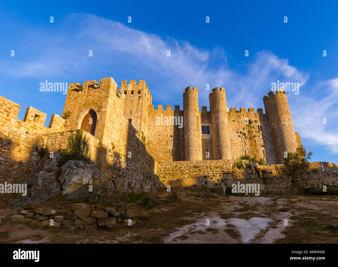 Old town in obidos hi-res stock photography and images - Alamy