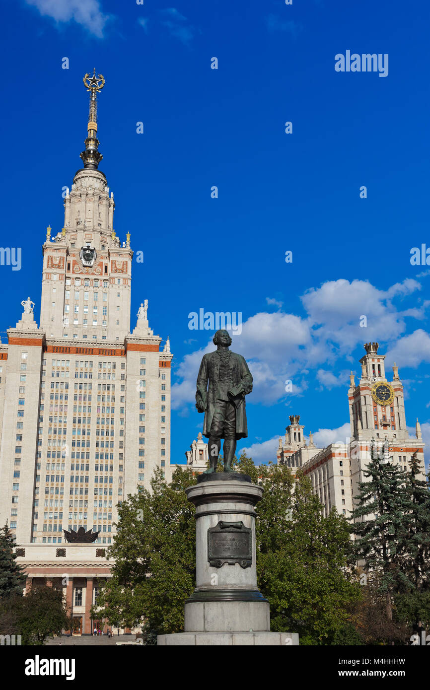 Moscow university old building hi-res stock photography and images - Alamy