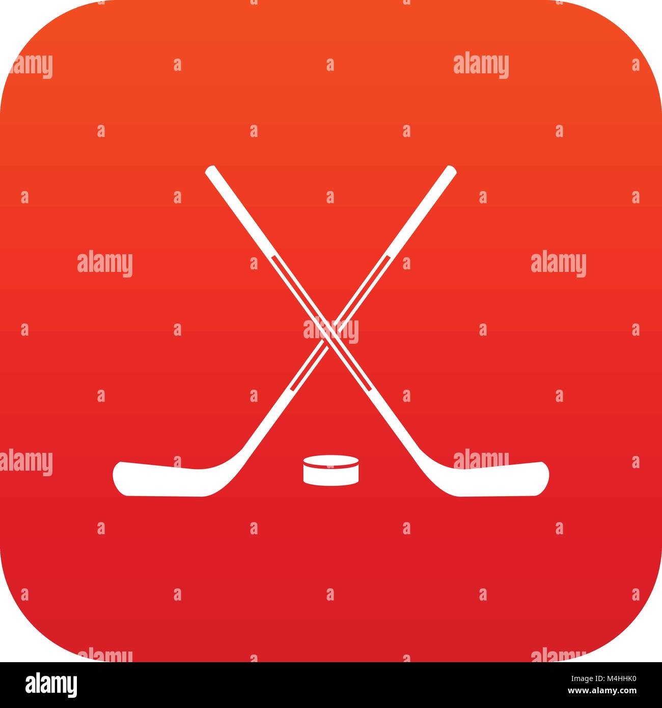 Ice hockey sticks icon digital red Stock Vector Image & Art - Alamy