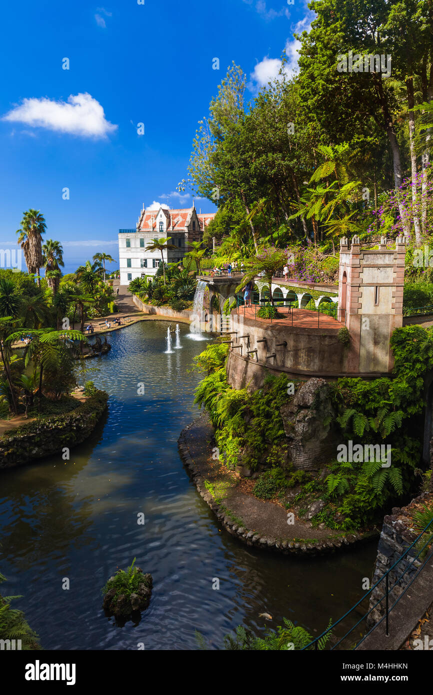 Monte Tropical Garden and Palace - Madeira Portugal Stock Photo - Alamy